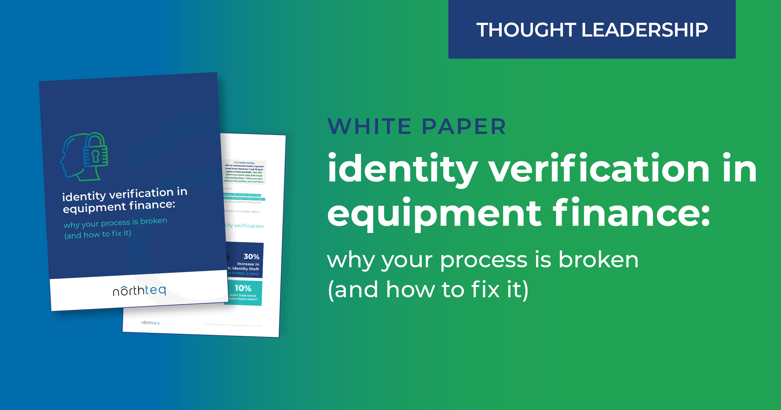 White paper - Identity verification in equipment finance - Northteq